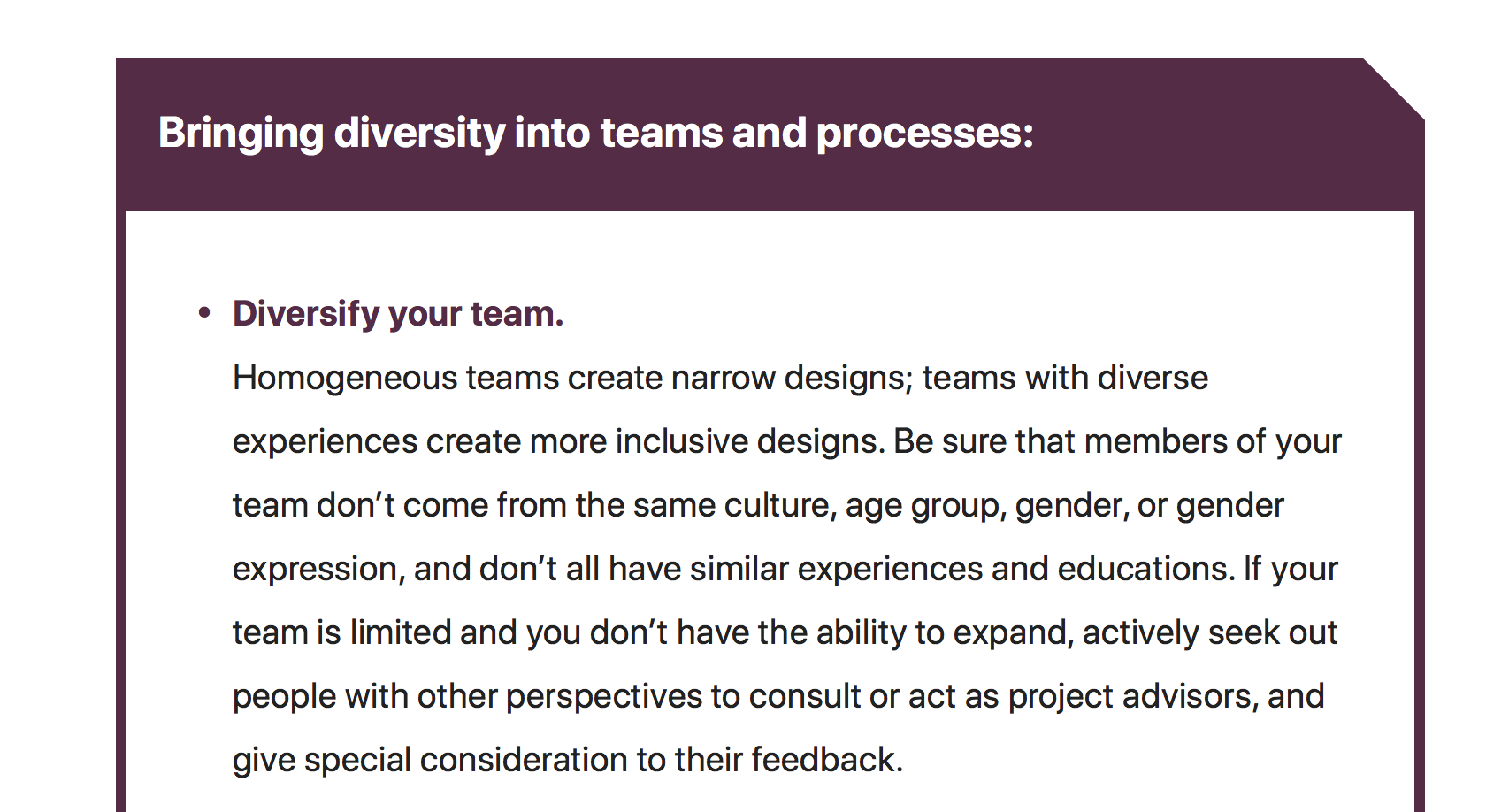 Inclusive Design, Day 14/15: Diverse Teams Make Better Decisions – The ...